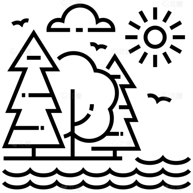 ForestTravel and tour icons are here to fascinate people who love to go ...