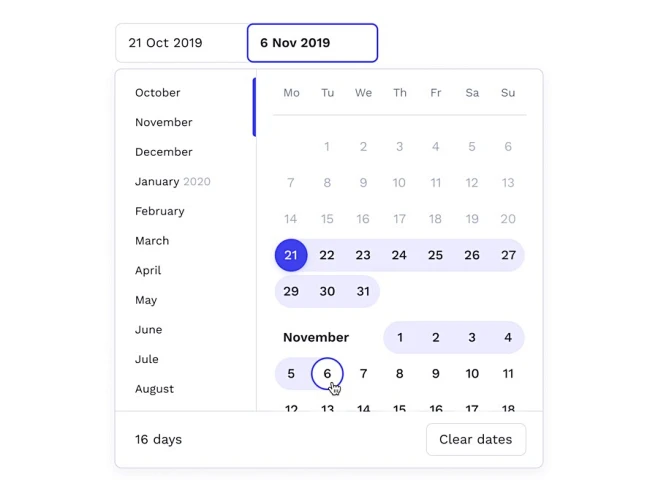 Calendar design Figma-花瓣网