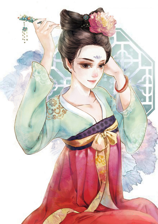 古风美人 〕 作者' 仲青