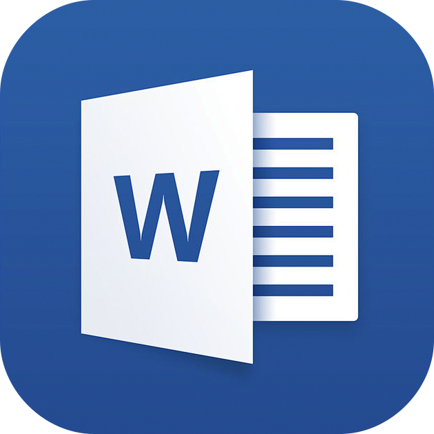 Microsoft Word #App# #icon# #图标# #Logo# #扁平# 采集@GrayKam