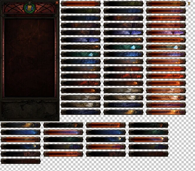 暗黑破坏神UI-UI资源-微元素Element3ds - Powered by Discuz!-花瓣网