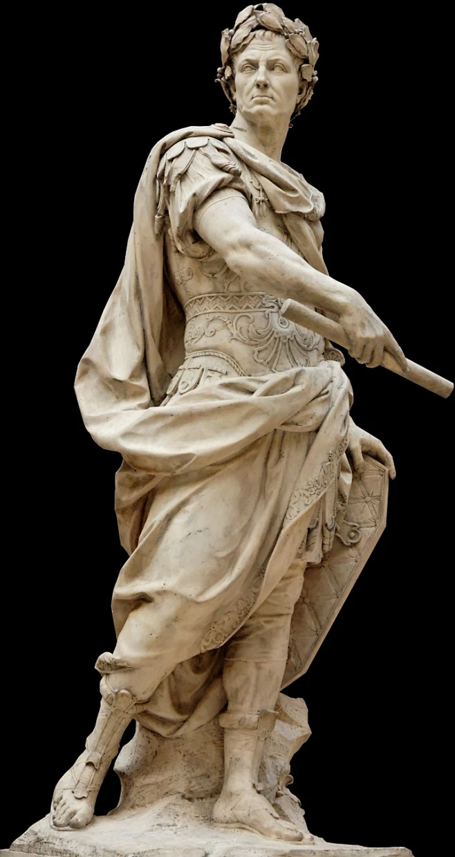 Julius Caesar by Nicolas Coustou at Louvre 1658-1733 : Explore Ovid's ...