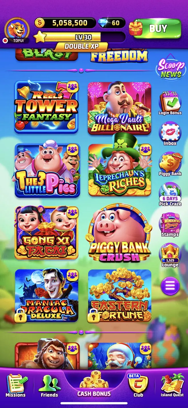 Cash Bash-游戏截图-GAMEUI.NET-游戏UI/UX学习、交流、分享平台-花瓣网