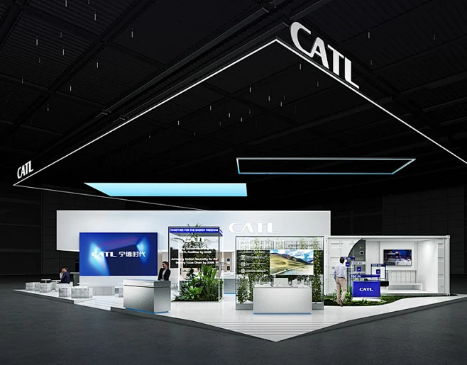 CATL BOOTH DESIGN-花瓣网