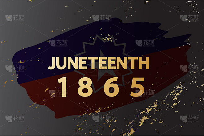 1865年6月的海报，横幅，概念。