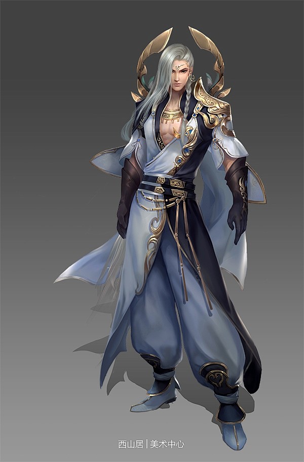 中国风男性角色原画中国风写实角色原画来自cgbook.cn (1228)