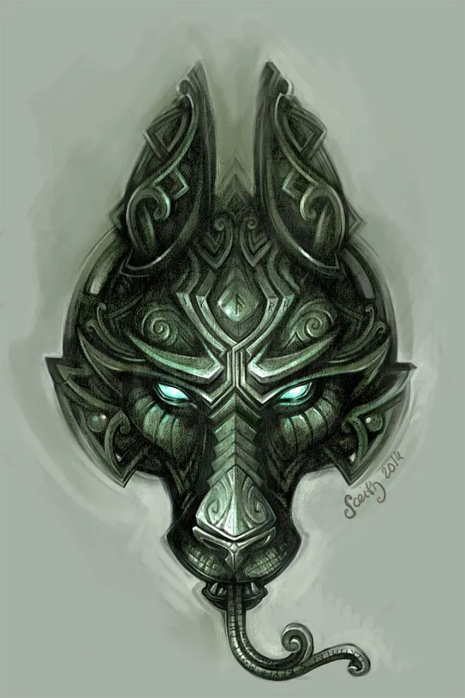 Fenrir by SceithAilm mask equipment gear magic item | Create your own ...