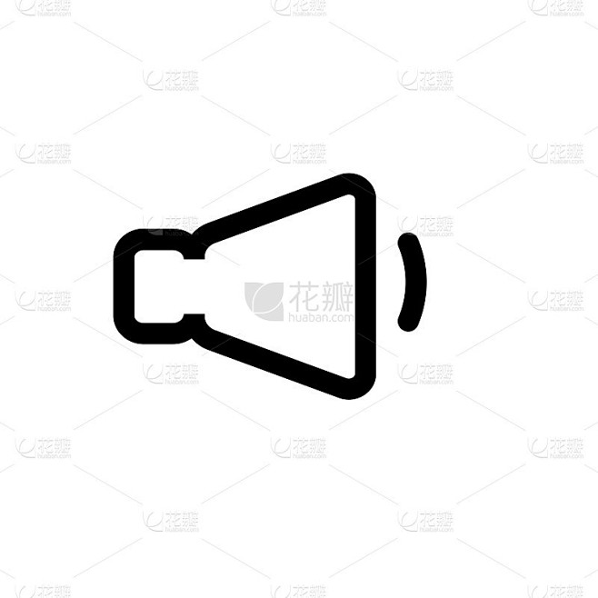 low volume sign vector icon