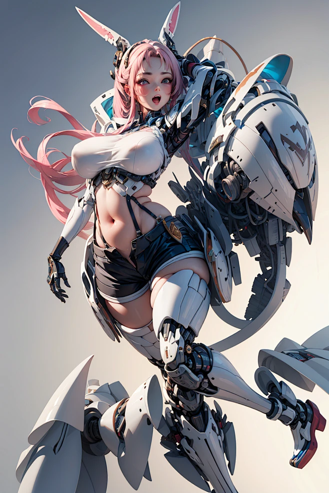 少女机甲-AI绘画/素材-微元素 - Element3ds.com!-花瓣网