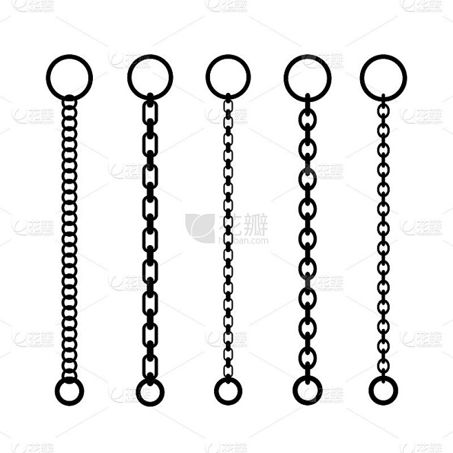 链矢量图标素材-花瓣网