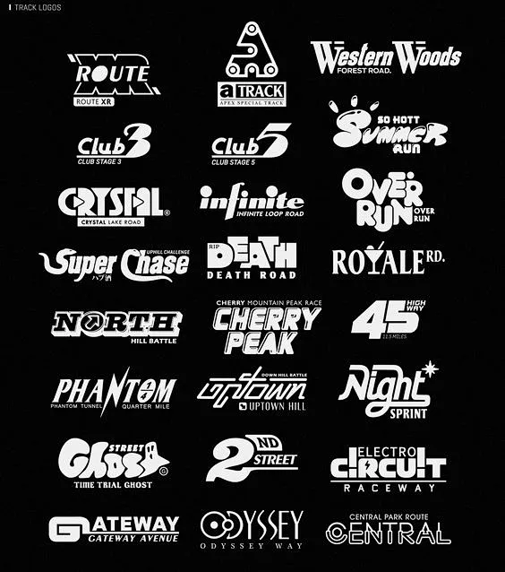 Fictional logos by Bao T. Nguyen-花瓣网