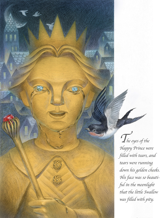 Happy Prince : Illustrations based on the famous fairy tale of Oscar ...