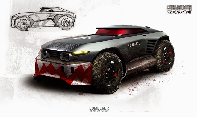 废土载具废土交通工具废土汽车废土战场废土原画来自cgbook.cn (191)