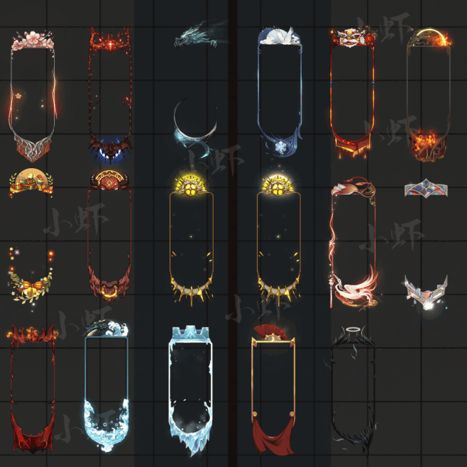 20年项目的卡牌框皮肤-游戏特效原创作品-Magesbox-花瓣网