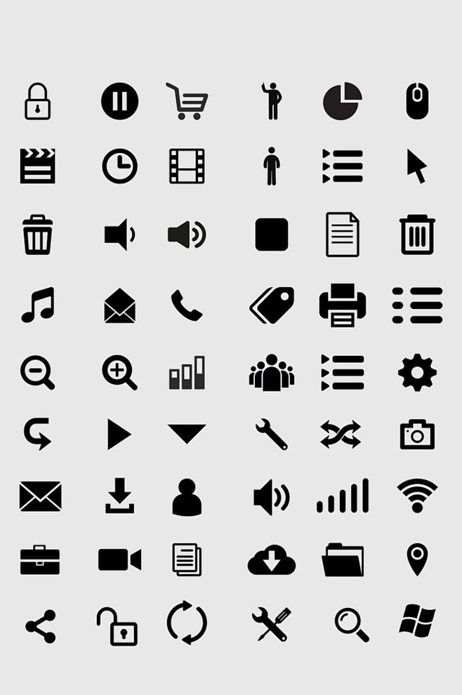 icon商务系统小图标
