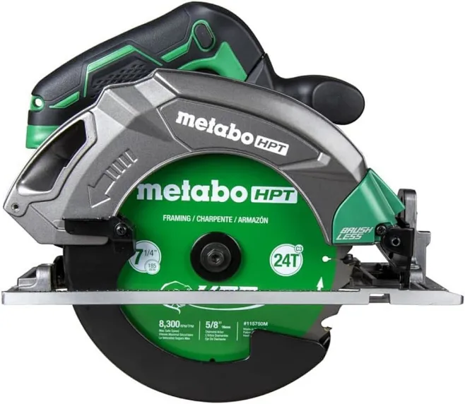 Metabo HPT 18V MultiVolt Cordless Circular Saw, 7-1/4-Inch Saw Blade ...