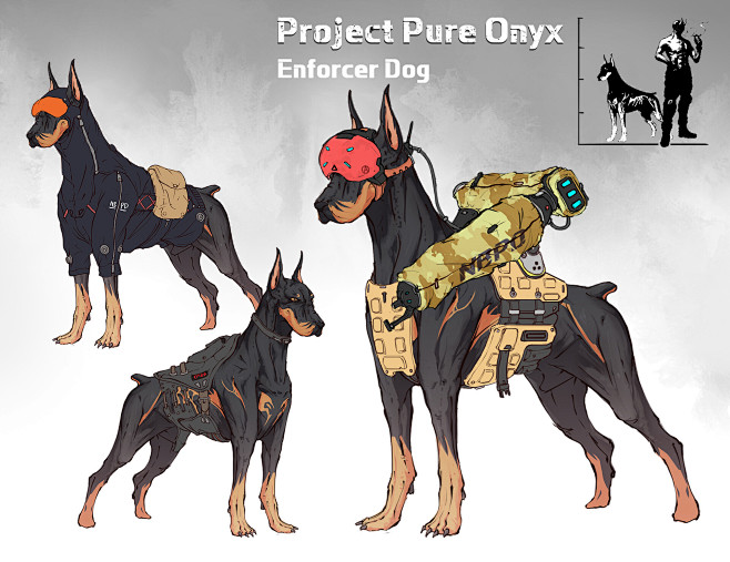 Dog enemy designs, Lei Zhang : Here are some dog enemy designs I did ...