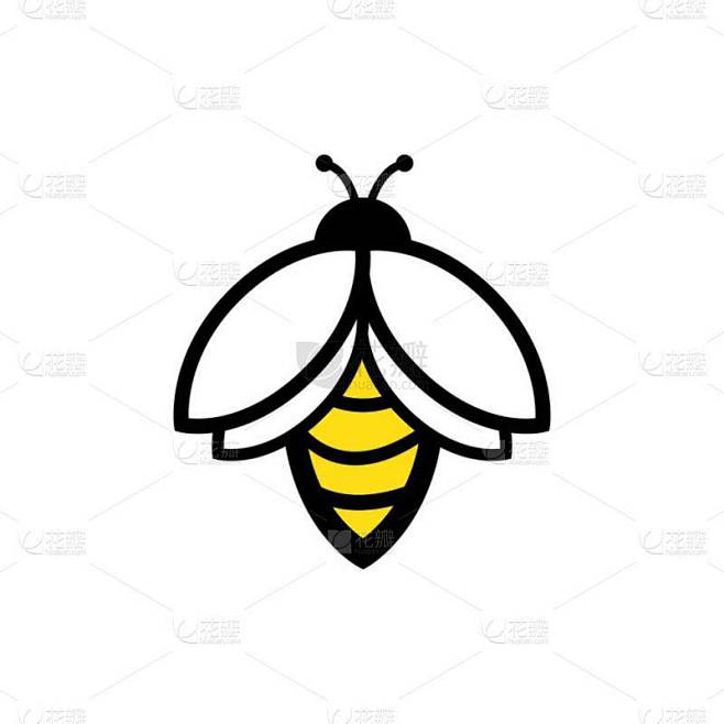 Bee Logo模板矢量图标设计