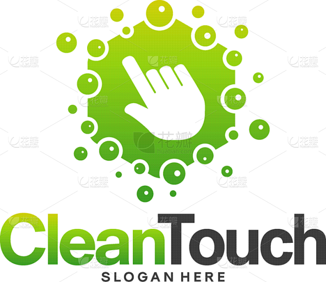 clean touch logo designs concept simple clean