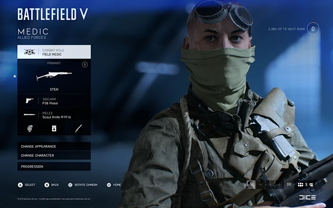Battlefield V - UI : Enter mankind’s greatest conflict with Battlefield ...