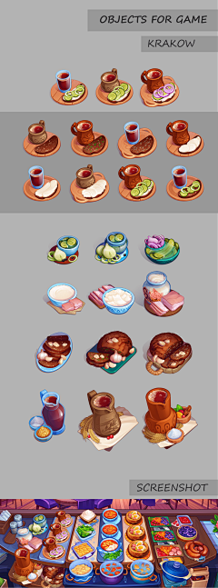 【游戏UI】美食-花瓣网|陪你做生活的设计师 | 03