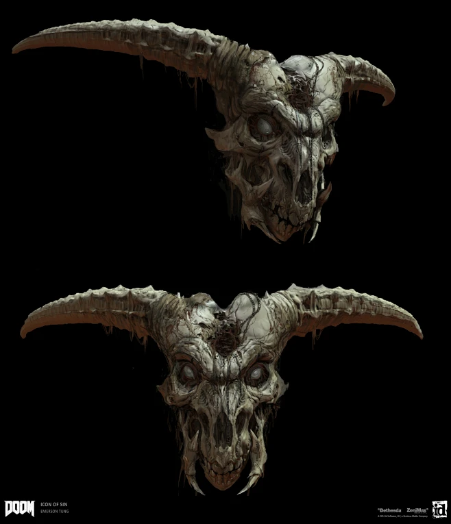 DOOM - Icon of Sin concept, Emerson Tung : Concept design for the Icon ...