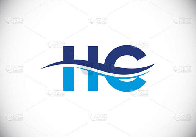 初始密文HC标志设计向量模板.HC字母标志设计