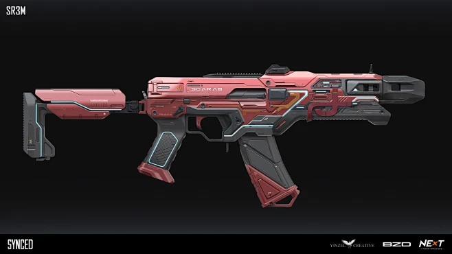 已同步。 SR3M。 武器概念藝術-花瓣网