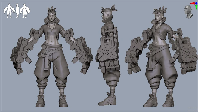 VI TRUE DAMAGE SKIN FANART (first handpainted asset, all the feedback are welcome!) — polycount-花瓣网