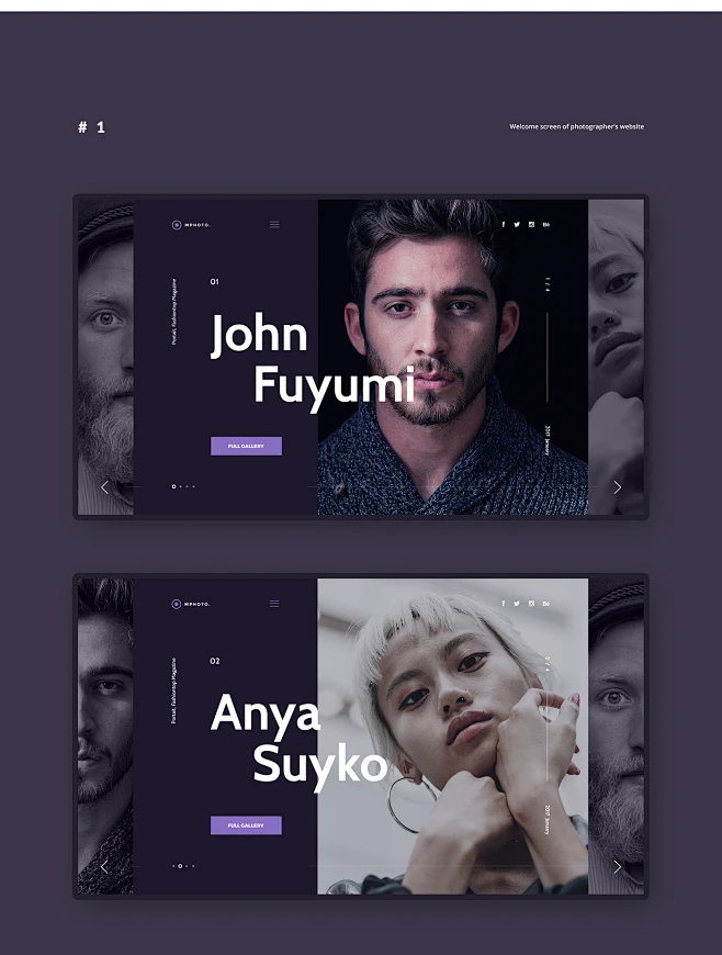 Welcome Screens Colletcion #1 : All shots here are concepts (or most of ...