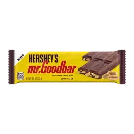 HERSHEY'S MR. GOODBAR Milk Chocolate with Peanuts King Size Candy Bar ...