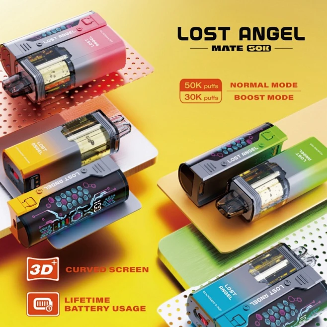 Lost Angel Mate 50K Disposable Kit 5%, breakaway style device-花瓣网