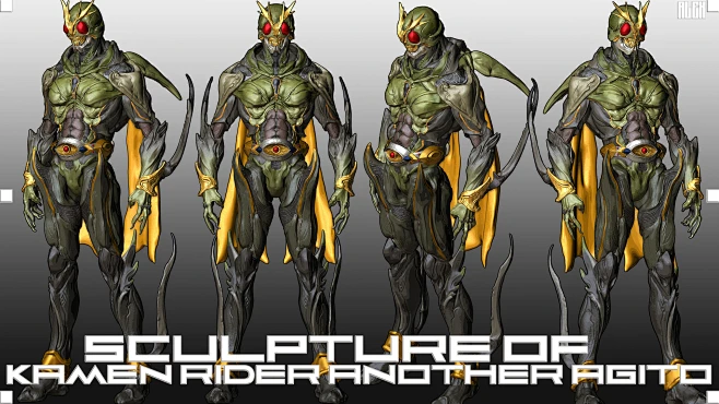 『假面骑士』Another Agito制作展示-花瓣网