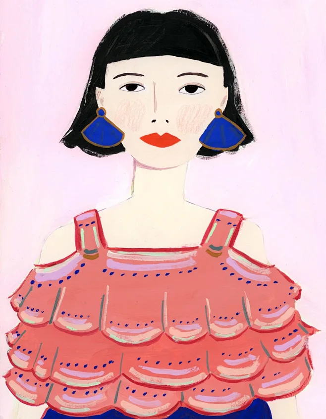 【插画艺术家 Katy Smail作品欣赏】-花瓣网