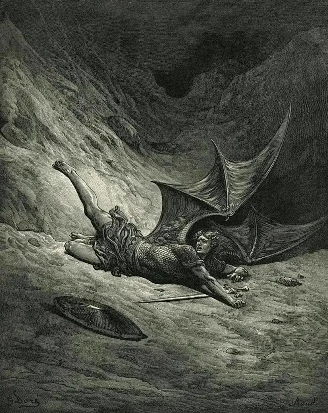 古斯塔夫·多雷版画作品赏析——感受作品的永恒魅力_插图 : 他为名著创作的插图，多以版画的形式呈现，创作的插图作品有《圣经》（The ...