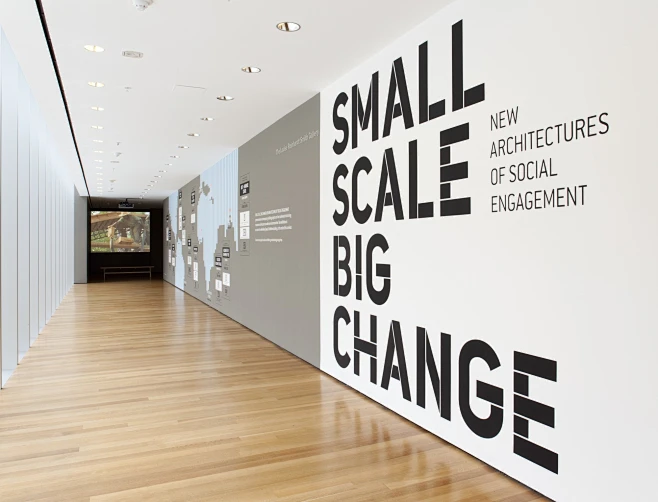 Installation view of the exhibition "Small Scale, Big Change: New ...