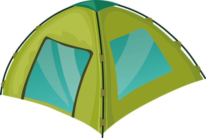 帐篷PNG免抠素材模板 野营