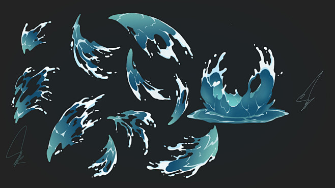 2D VFX Concepts & Studies-花瓣网