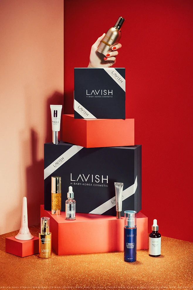 Lavish Cosmetic图片_产品外包装盒设计参考图片素材-花瓣网