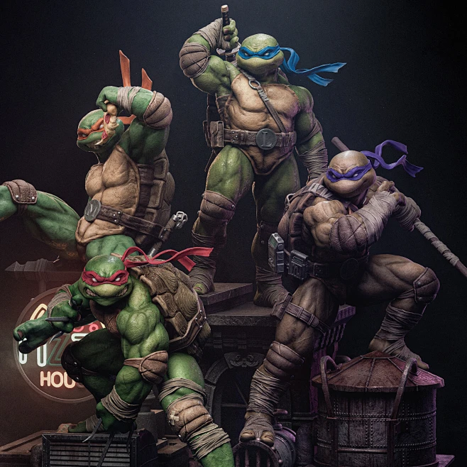 TMNT - fanart-花瓣网