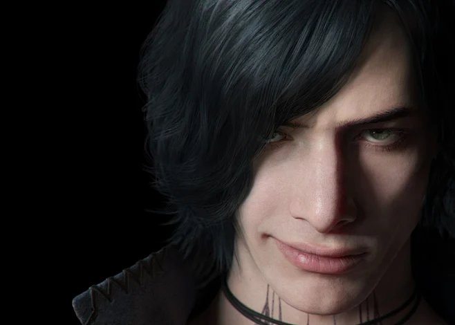 V Face Art from Devil May Cry 5-花瓣网