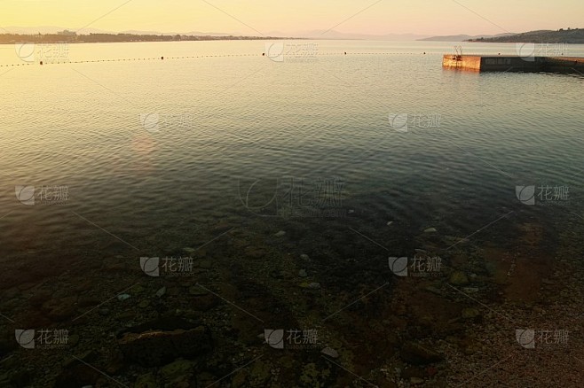 亚得里亚海的日出。