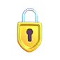 Padlock 3D Icon - Free Download Crime & Security 3D Icons | IconScout-花瓣网