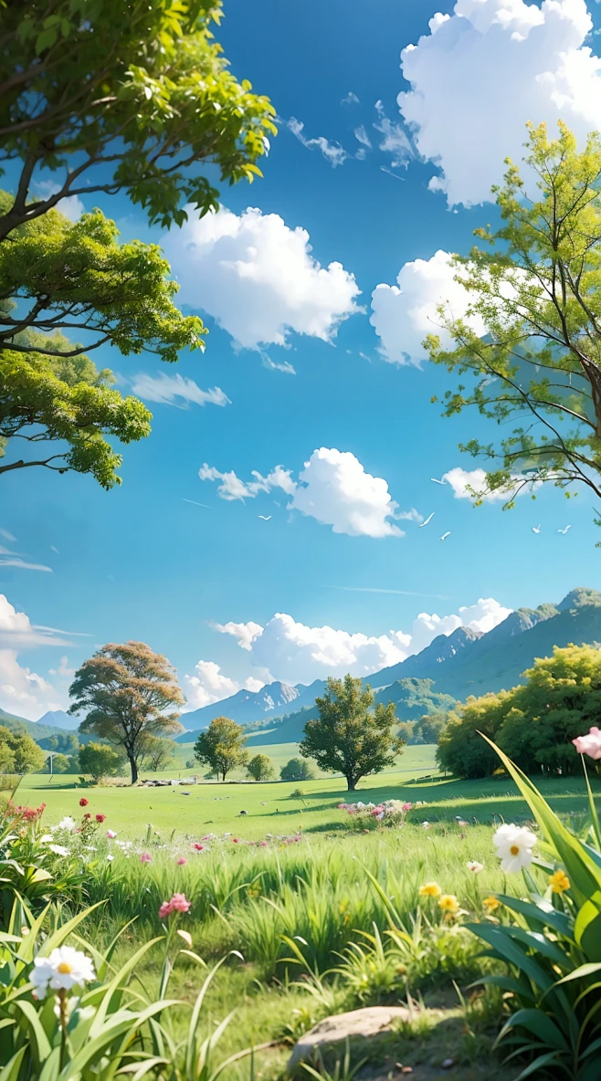 00231-4095285593-no humans,sky,outdoors,scenery,grass,cloud,day,blue ...