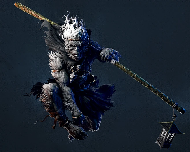 Monkey King, key key : Inspired by favorite artist Katsuya Terada.-花瓣网