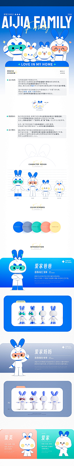 AIJIA FAMLIY丨移动爱家品牌IP形象设计-花瓣网|陪你做生活的设计师 | 国”的代表， 而且它敏捷、温顺、可爱的特性， 与我们追求的 ...
