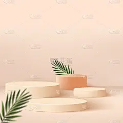 3d静物台 图源免费大图 带有讲台的 3d 背景场景、简约的产品展示模型场景和几何形状物体。3d 渲染 花瓣网