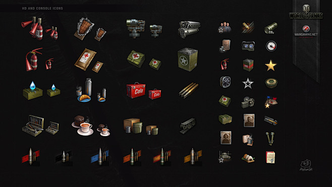 World of Tanks UI art vol. 3, Egor Blintsov : Here comes the 3rd part ...