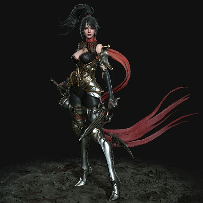 'Assassin' - Blade 2 (Mobile project) -, Hyunseok Jin : This character ...