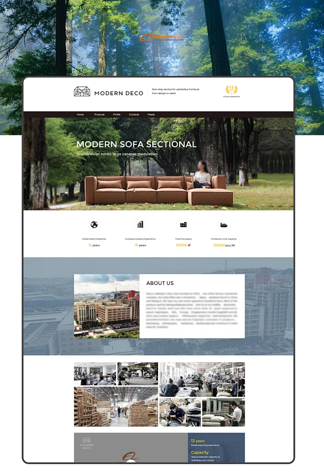 阿里国际站店铺设计_黄国团_【68Design】-花瓣网